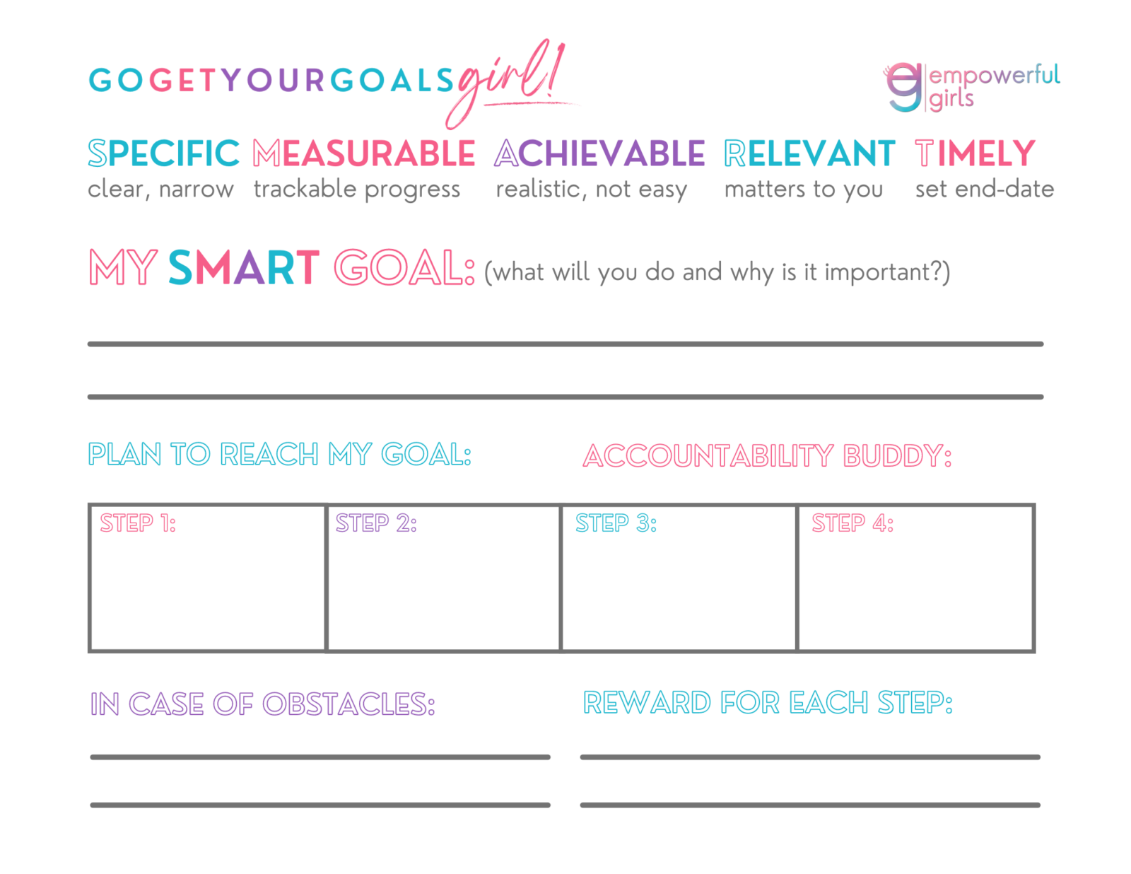 Go Get Your Goals Girl • ep. 006 - empowerfulgirls.com